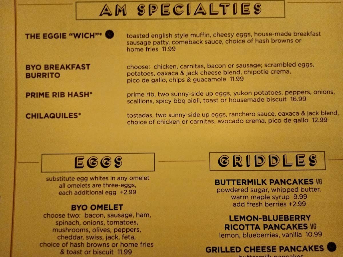 Menu at Lucky Penny at Green Valley Ranch cafe, Henderson