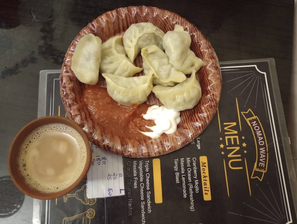 Menu at Nomad Wave, Rishikesh