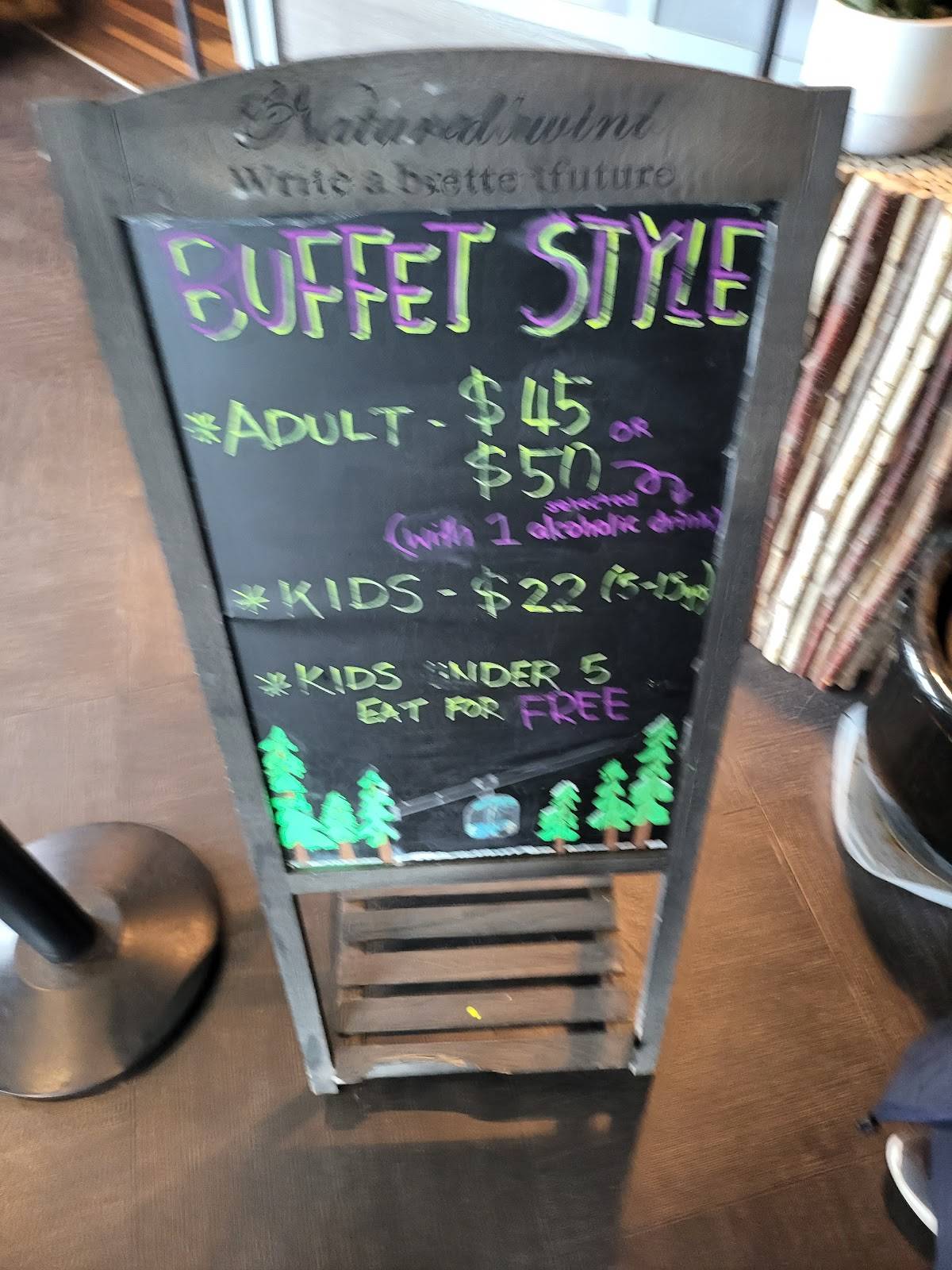 Menu at Northern Lights Alpine Kitchen cafe, Banff