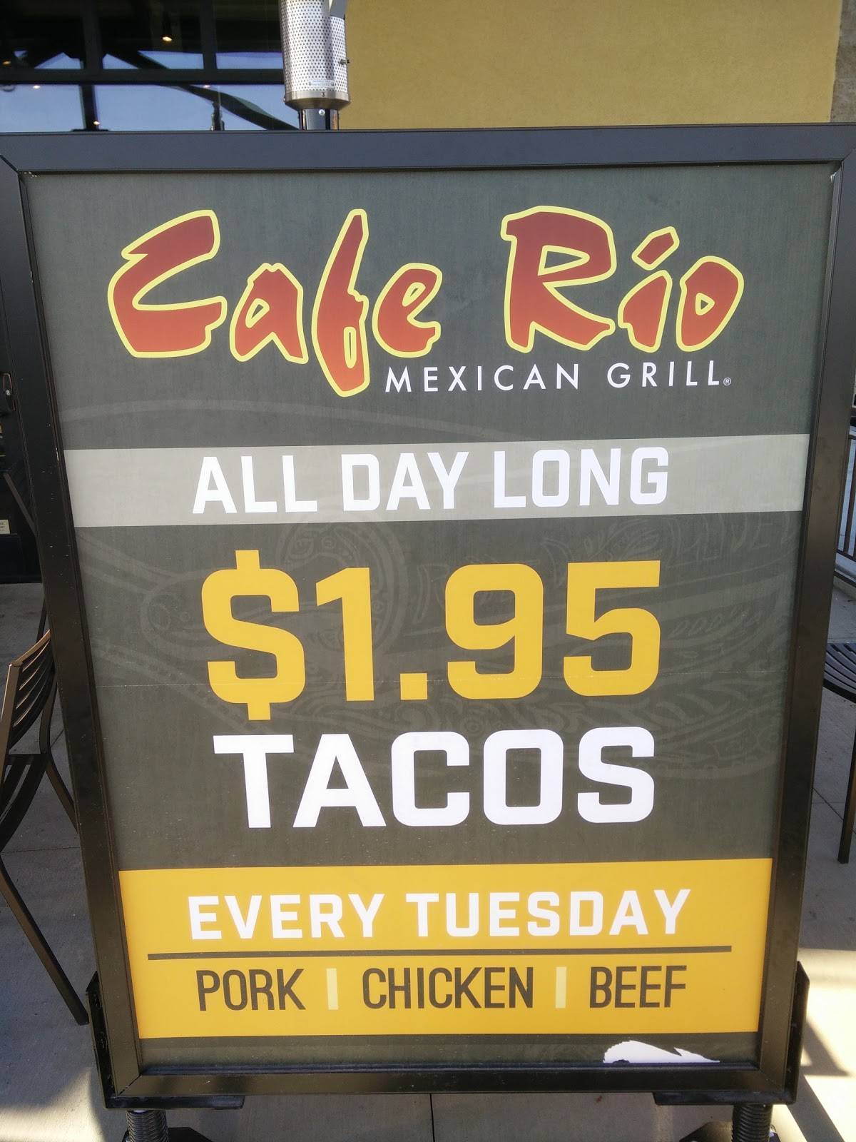 Menu at Cafe Rio Fresh Modern Mexican, San Dimas, W Gladstone St