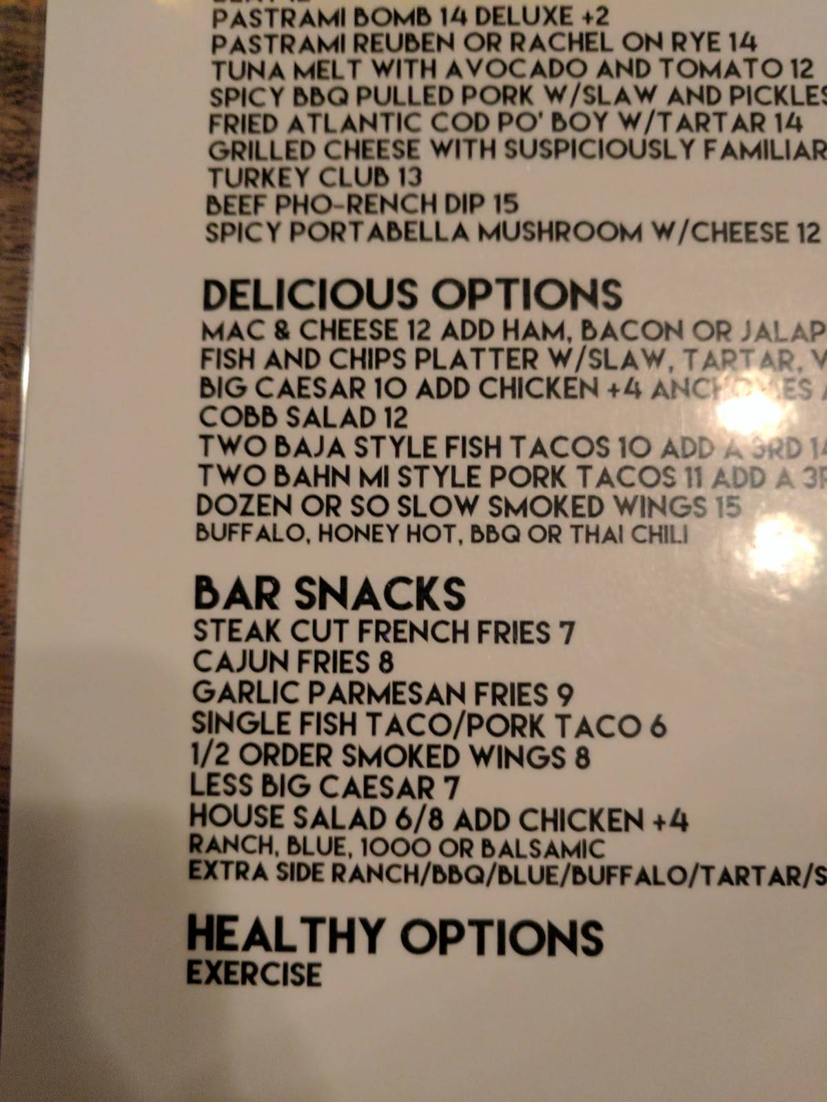 Menu at The Banshee pub & bar, Chico, 134 W 2nd St