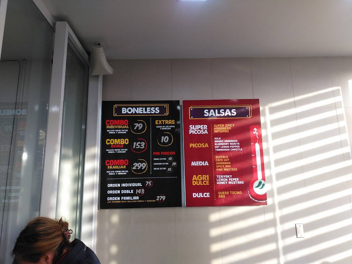 Carta del restaurante Alabama Fried Chicken, Ciudad Juarez, Ejercito y