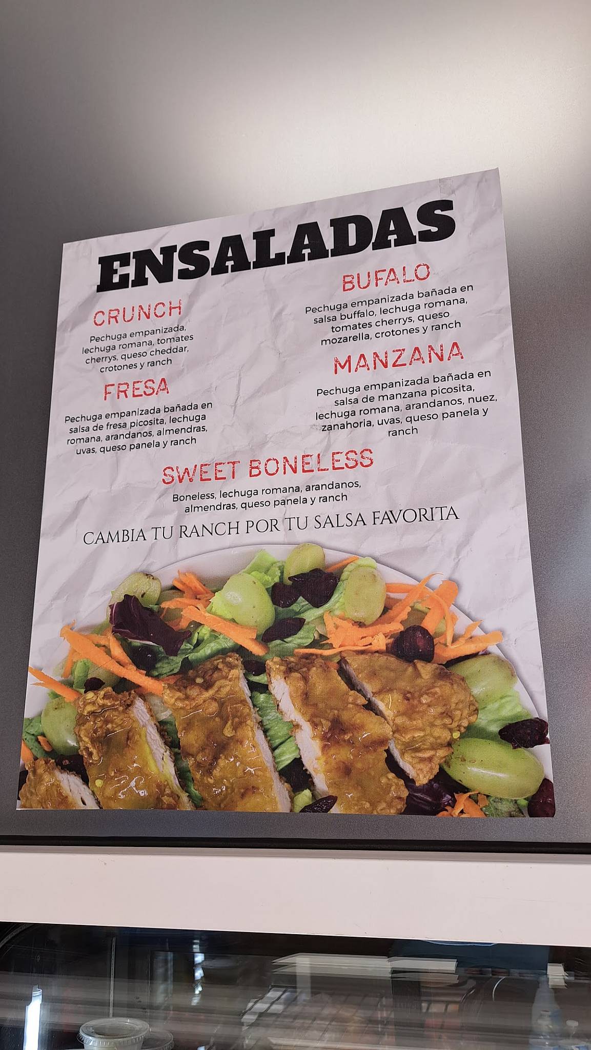 Carta del restaurante Alabama Fried Chicken, Ciudad Juarez, Ejercito y