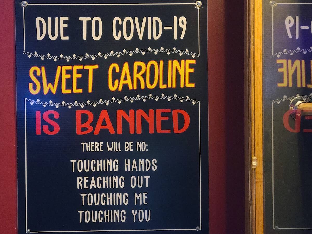 Menu at Crocodile Rocks pub & bar, Myrtle Beach, Celebrity Cir CS3