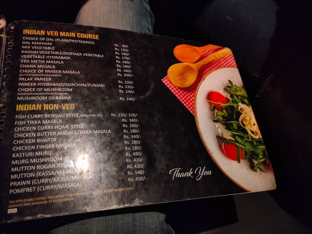 Menu at D Lounge, Sambalpur, Sambalpur