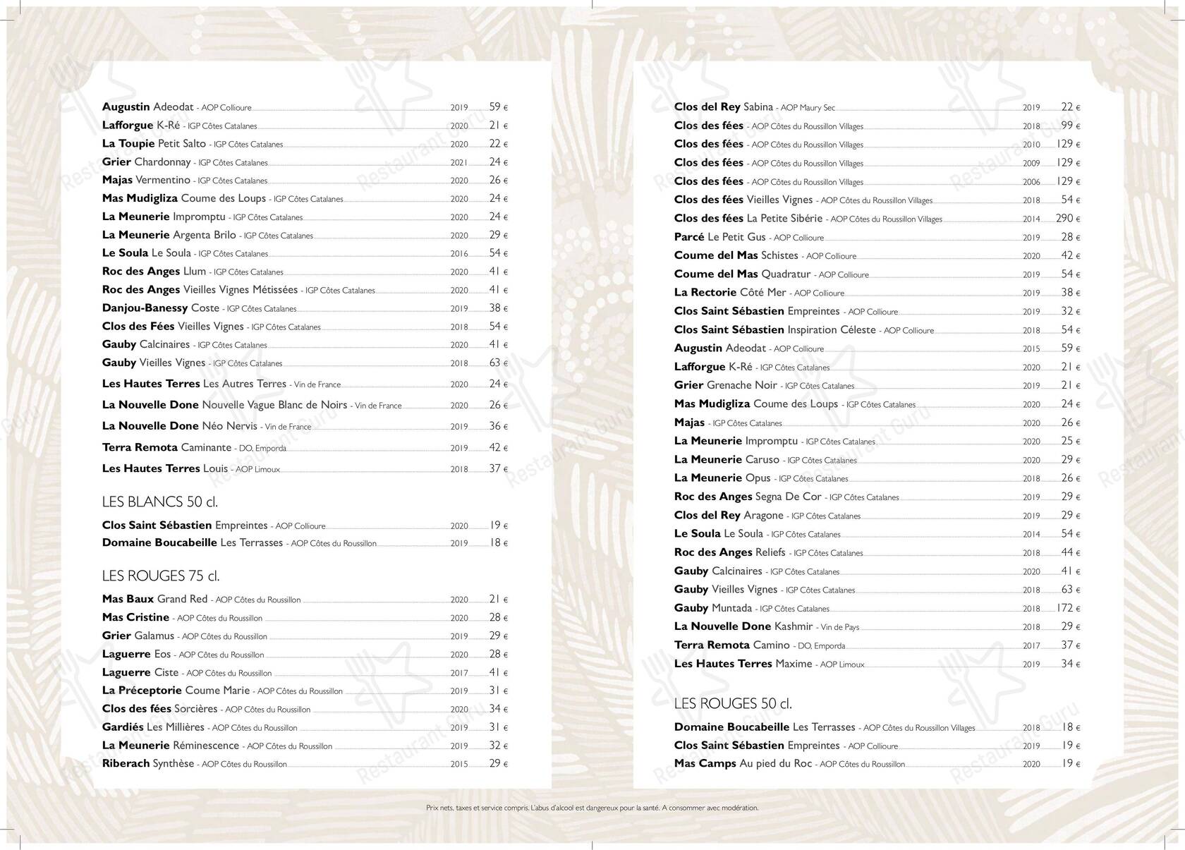Menu at Dali Hotel Perpignan - Restaurant, Perpignan