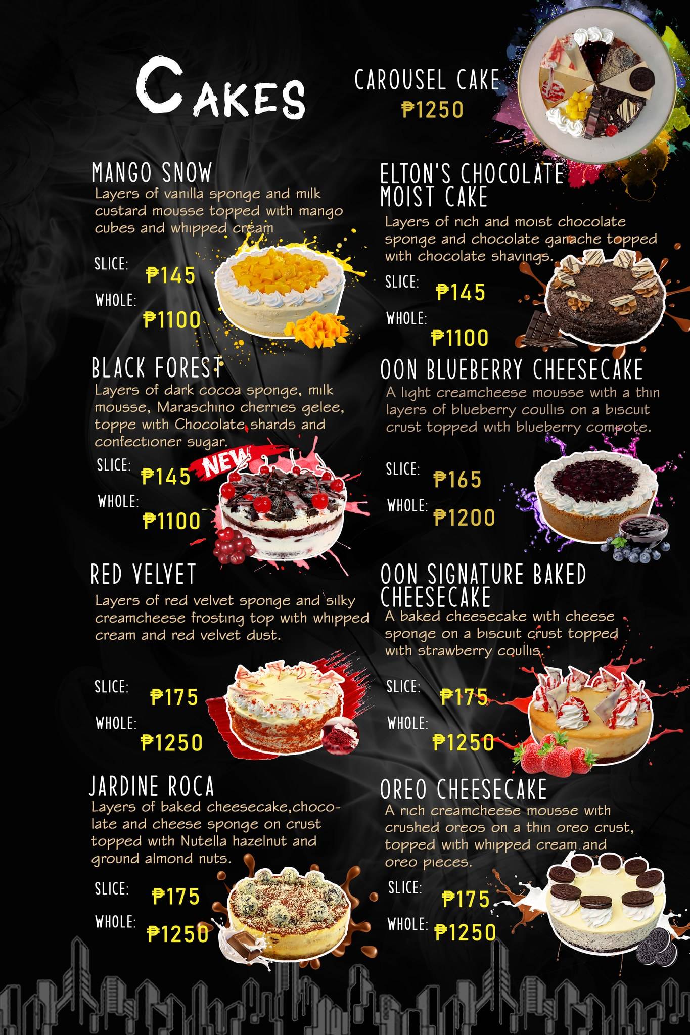 Menu at OUT OF NOWHERE KITCHEN restaurant, Davao City, SM Lanang Premier