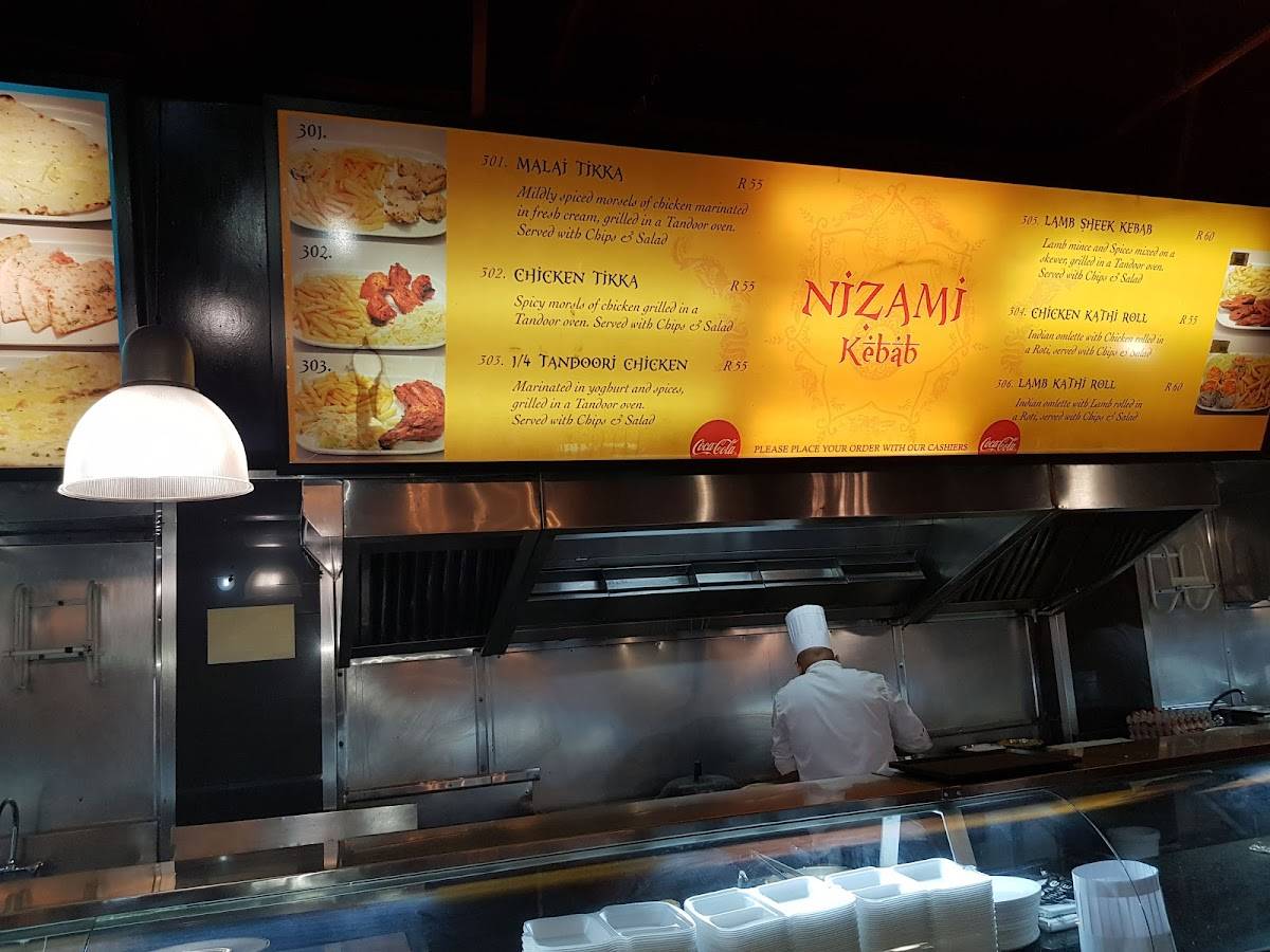Menu at Eastern Food Bazaar restaurant, Cape Town