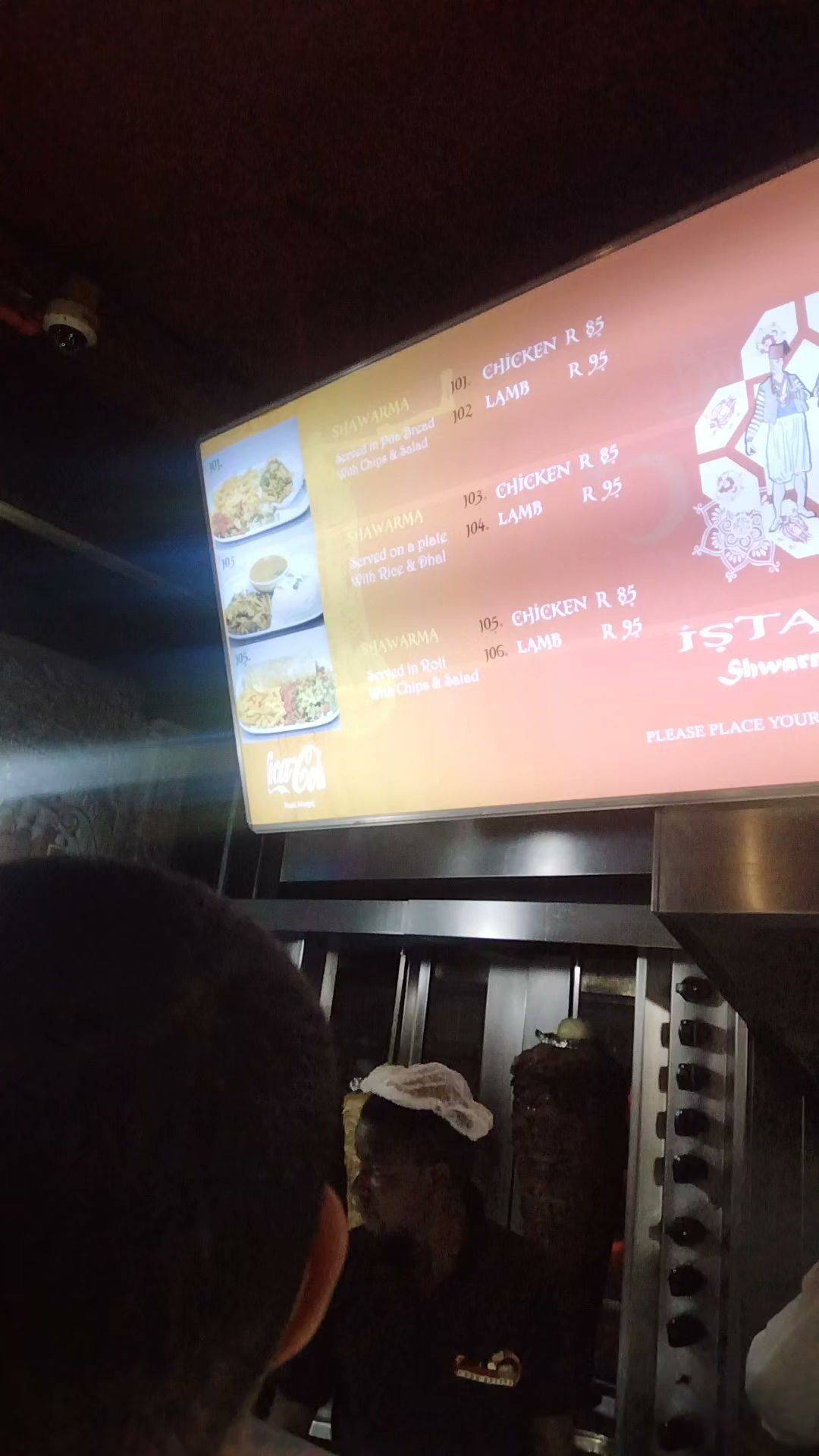 Menu at Eastern Food Bazaar restaurant, Cape Town