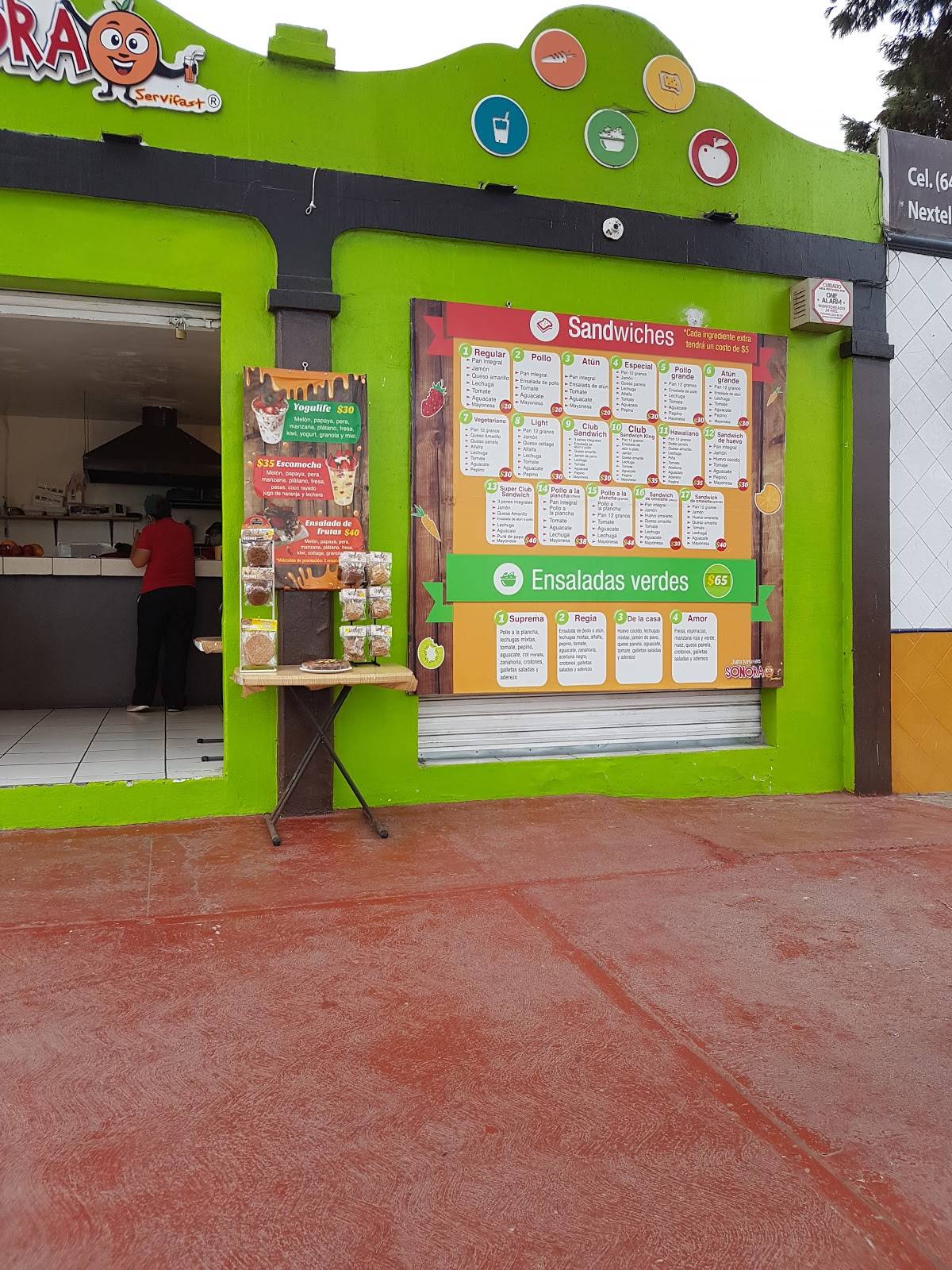 Menu at Jugos Naturales Sonora pub & bar, Ensenada, Blvd. Gral. Juan ...