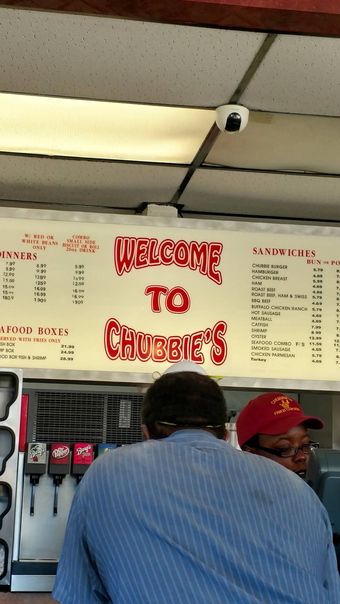 Menu at Chubbie's Fried Chicken fast food, New Orleans