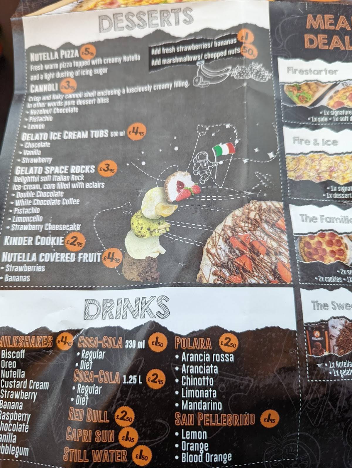 Menu at Fireaway Guildford restaurant, Guildford
