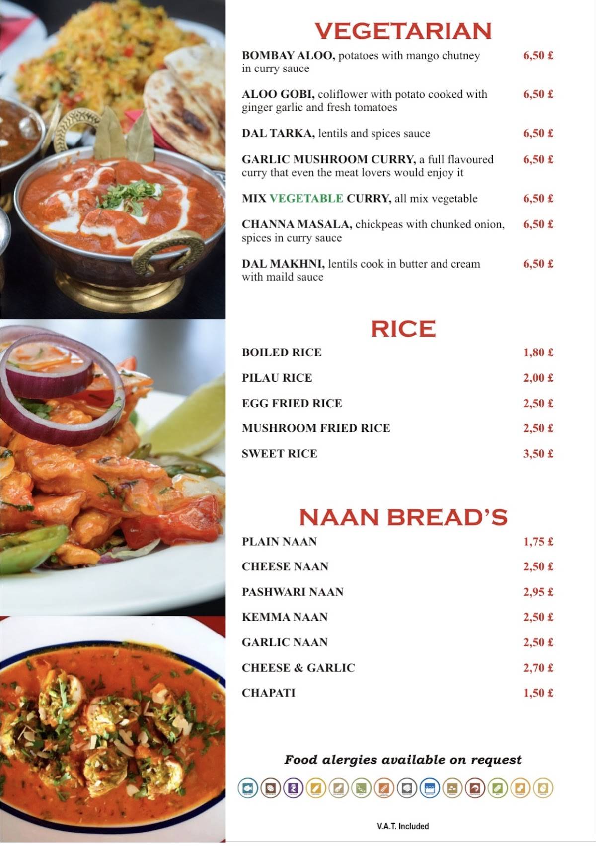 Menu at Flame Grill Tex-Mex Indian Restaurant, Gibraltar