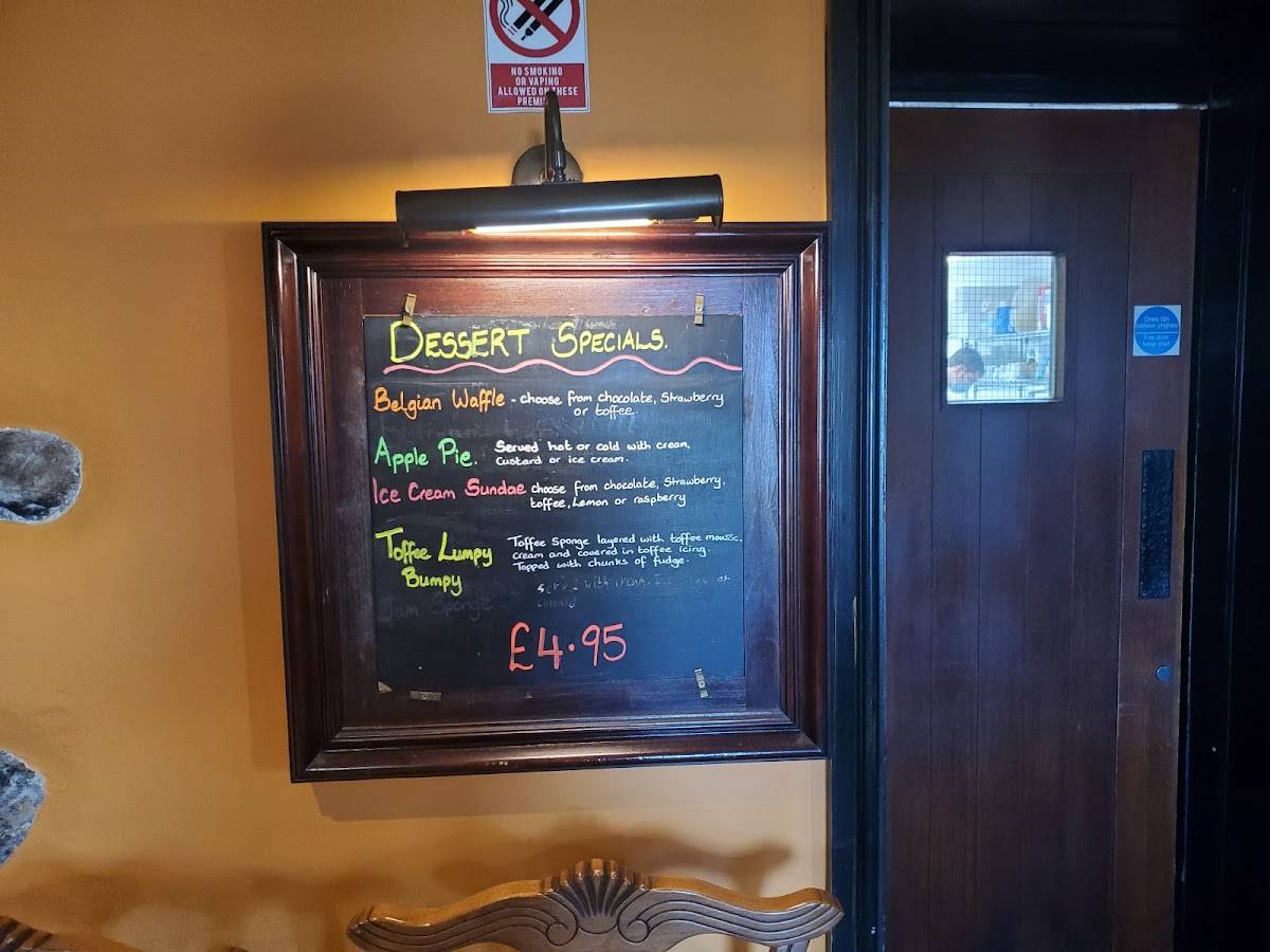 Menu at Four Crosses, Menai Bridge pub & bar, Menai Bridge, Four ...