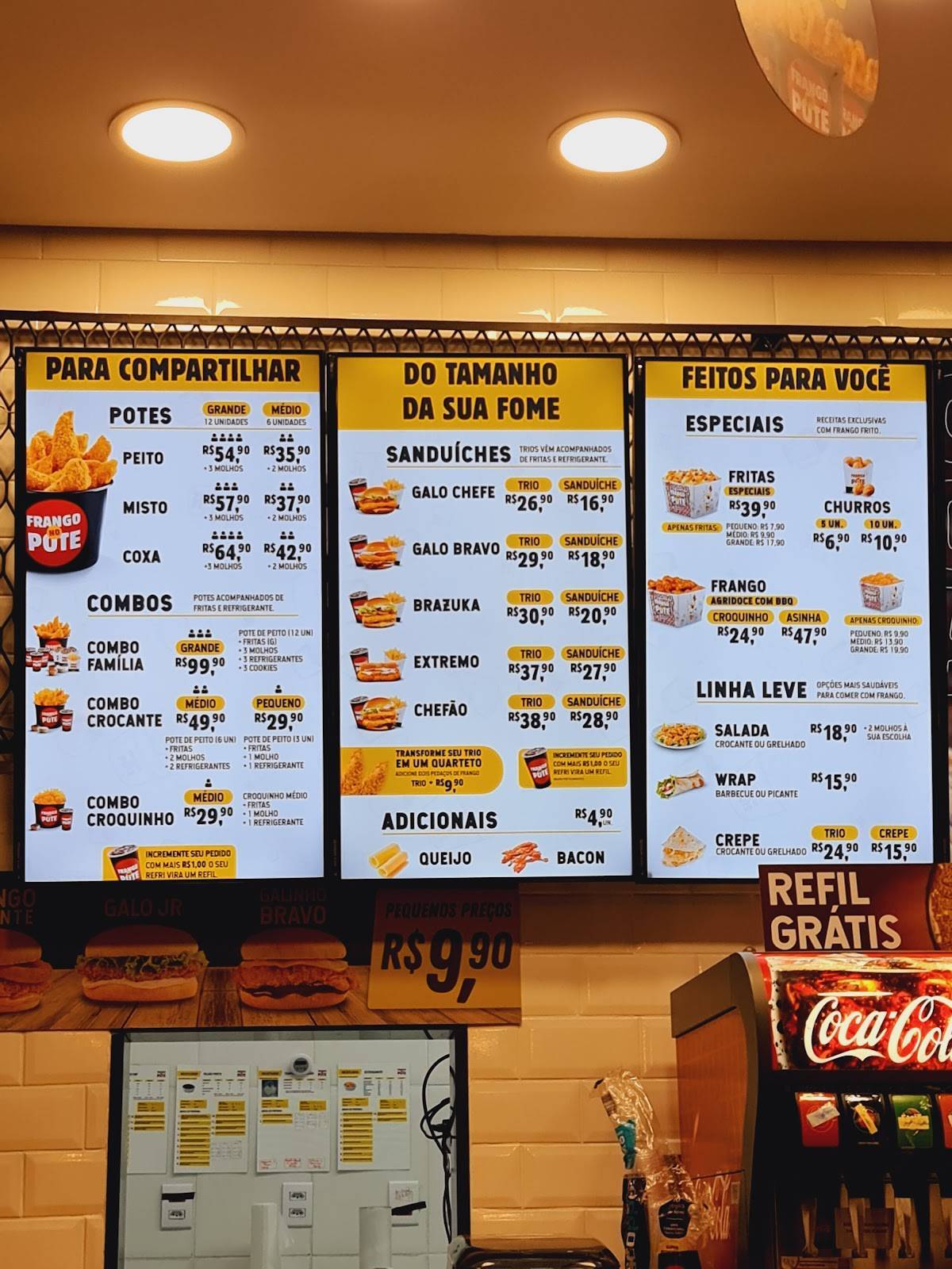 Menu em Frango no Pote restaurante, São Paulo