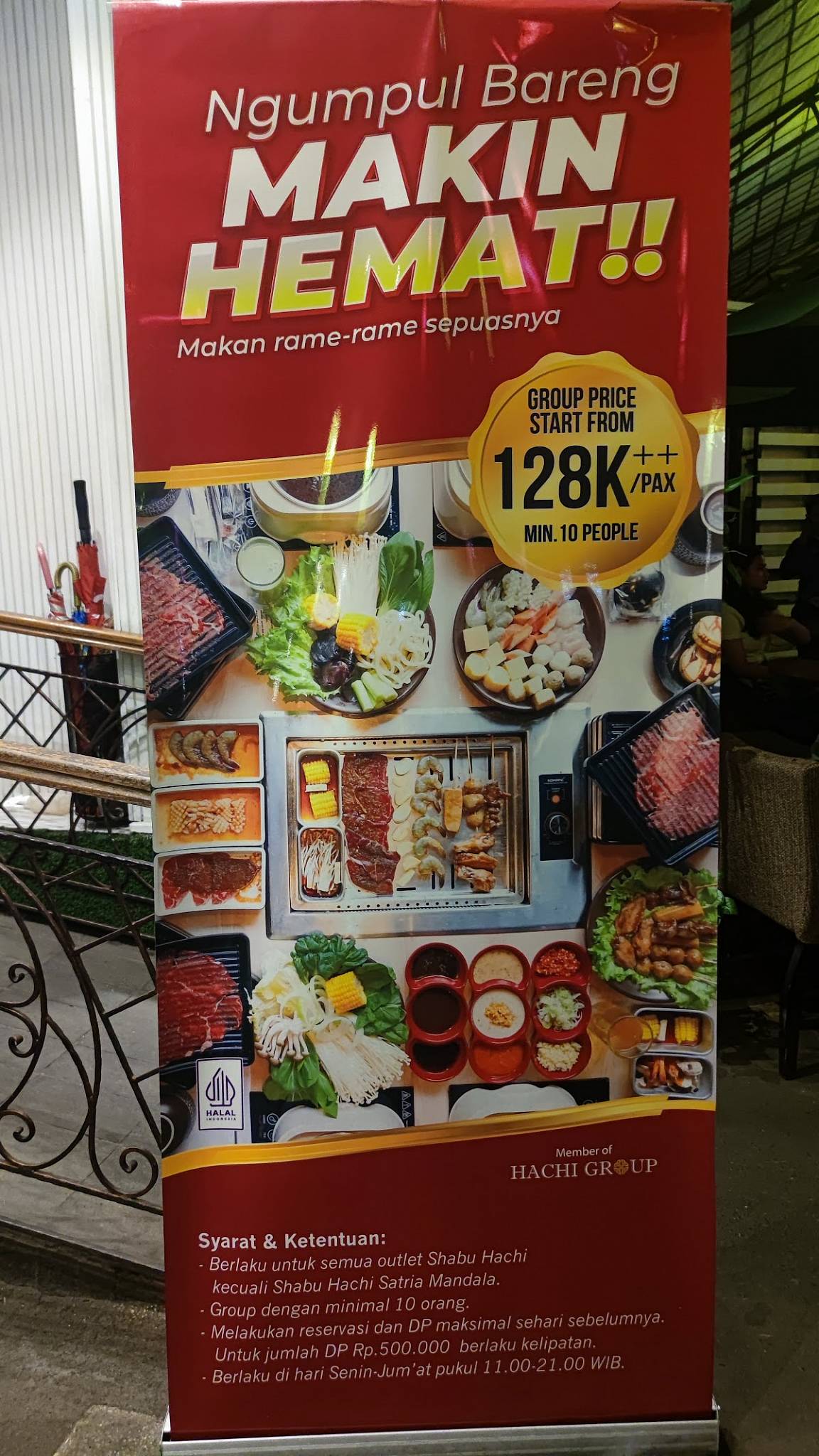 Menu at Hachi Grill Ampera restaurant, Jakarta, Jl. Ampera Raya No.11