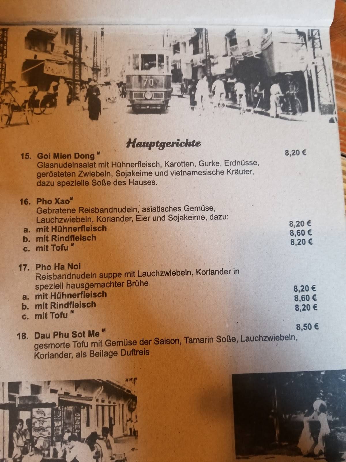 Speisekarte von Viet Village restaurant, Halle (Saale)