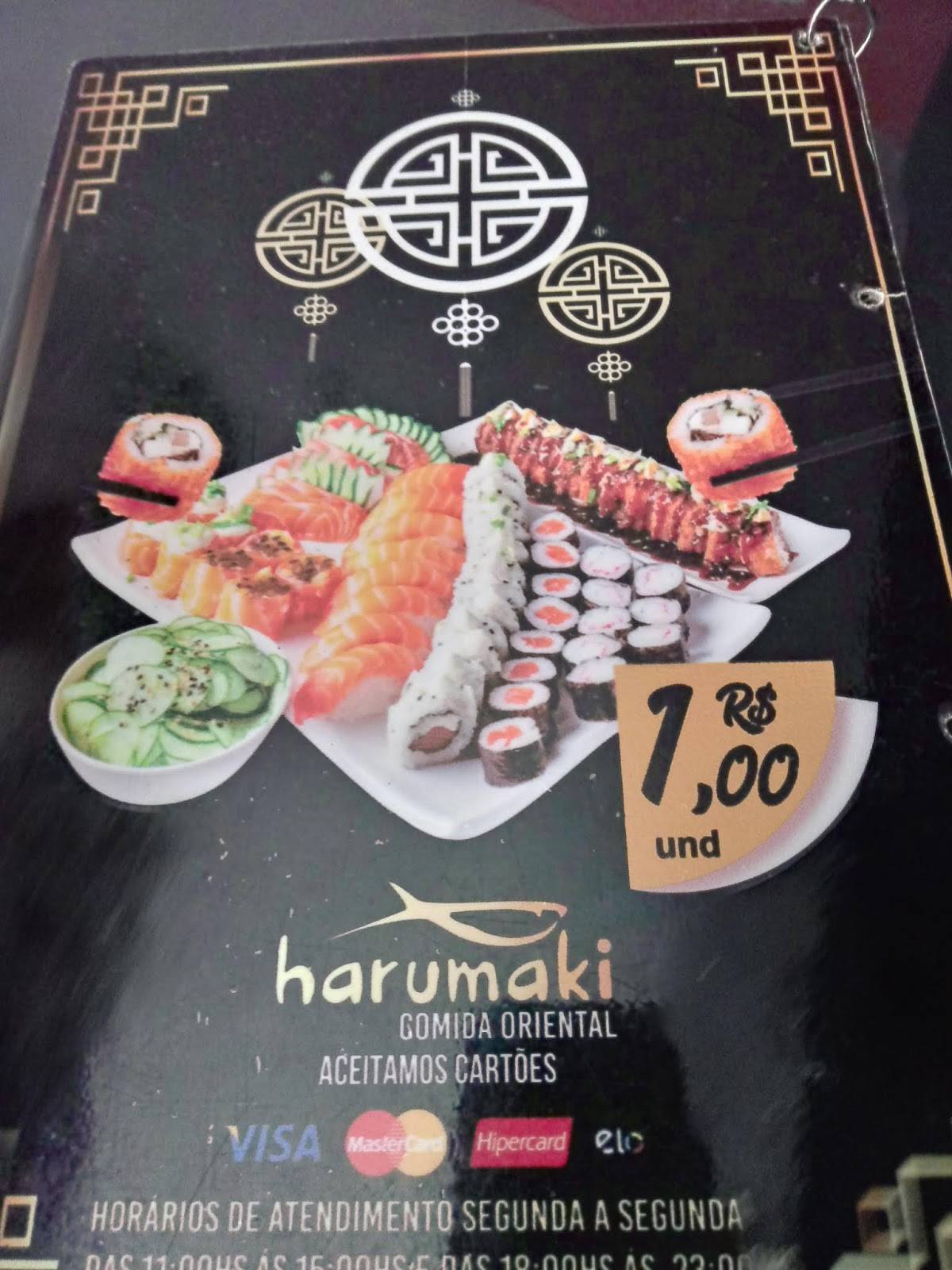Menu em Harumaki restaurante, João Pessoa, Av. Floriano Peixoto