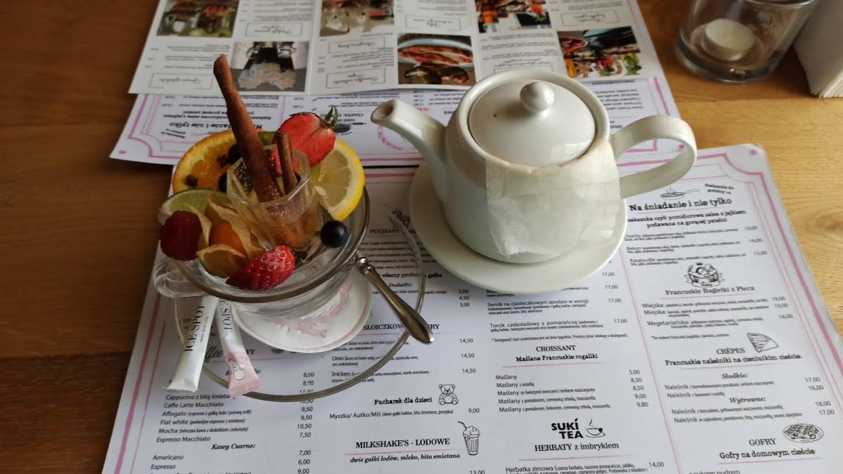 Menu at Ice Spot cafe, Kęty