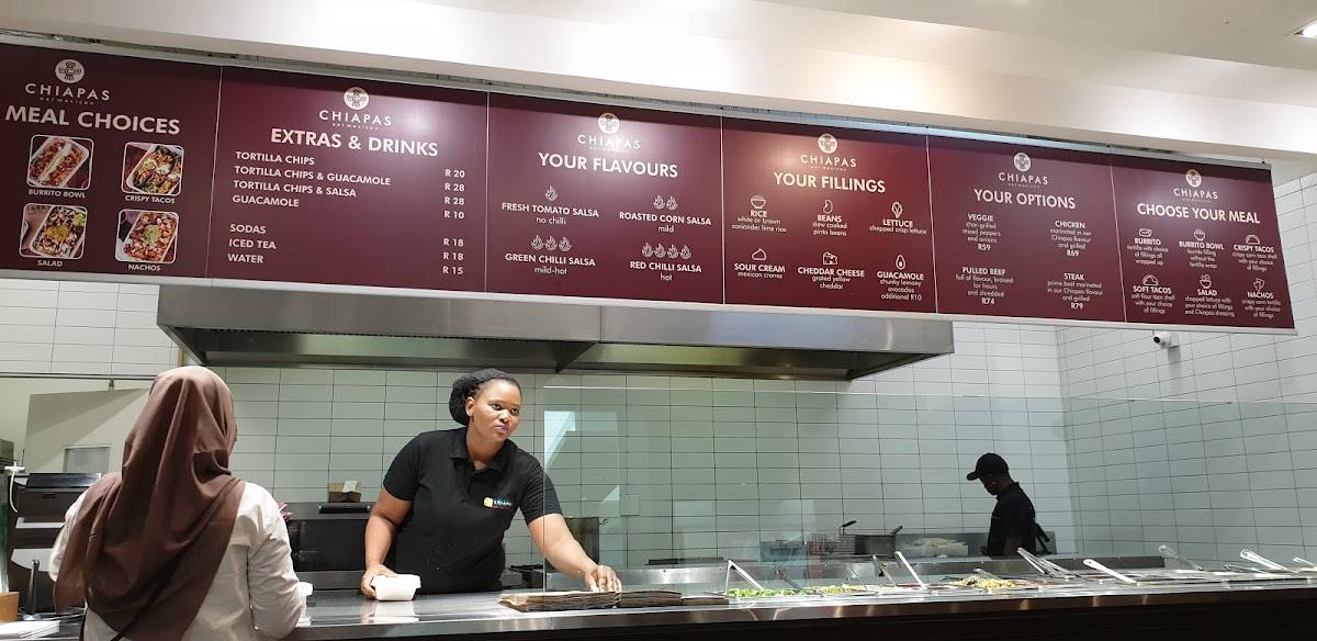 Menu at CHIAPAS eat mexican - Rosebank restaurant, Johannesburg, Shop ...