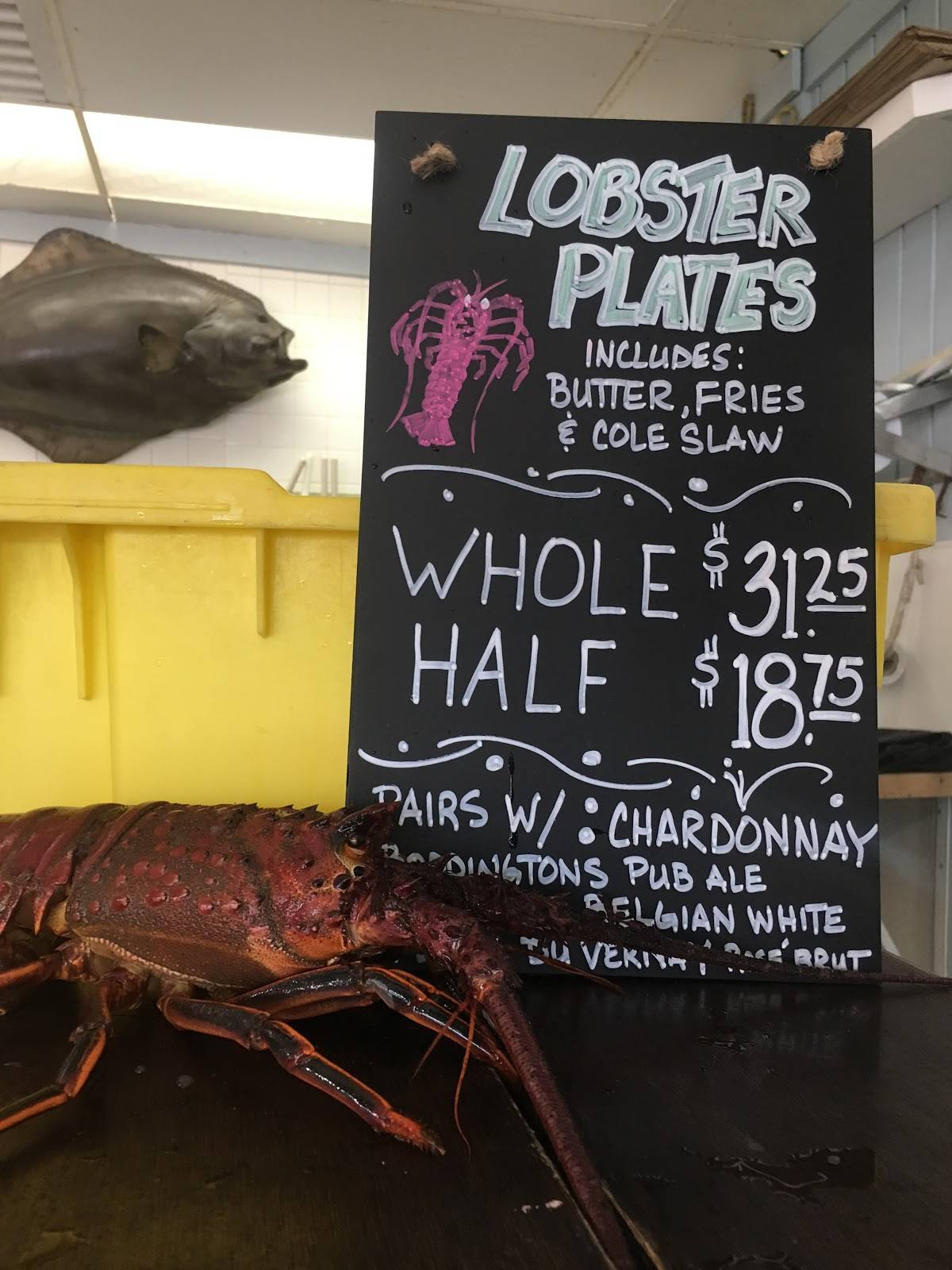 Menu at Jon's Fish Market restaurant, Dana Point