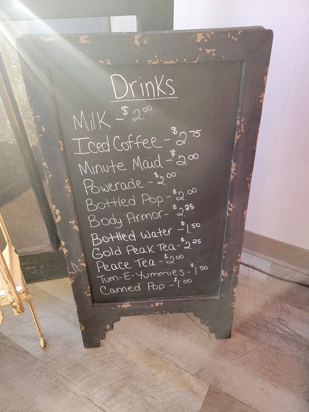 Menu at Keller Bakery, Falls City