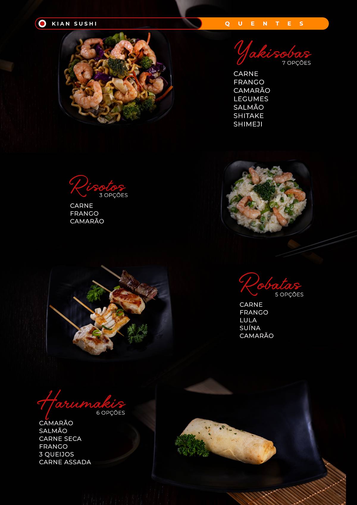Menu em Kian Sushi Campo Grande restaurante, Rio de Janeiro