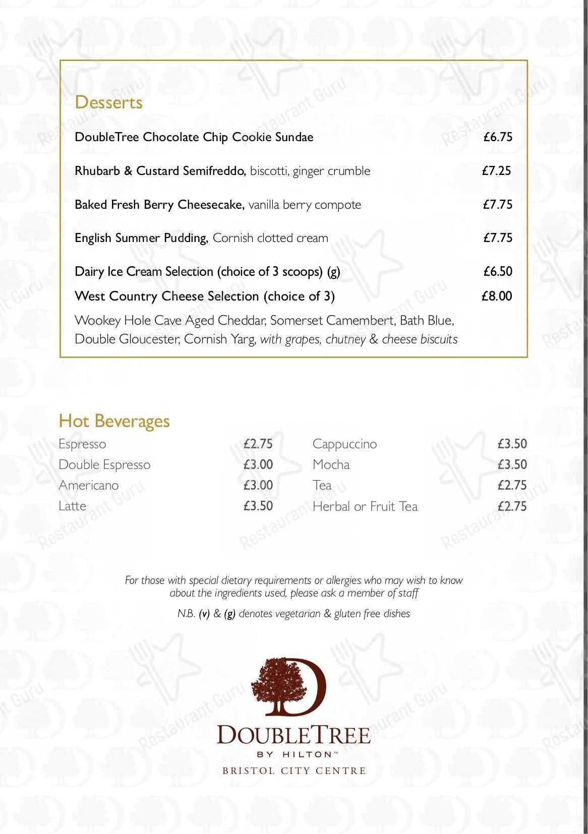 Menu at Kiln Restaurant, Bristol