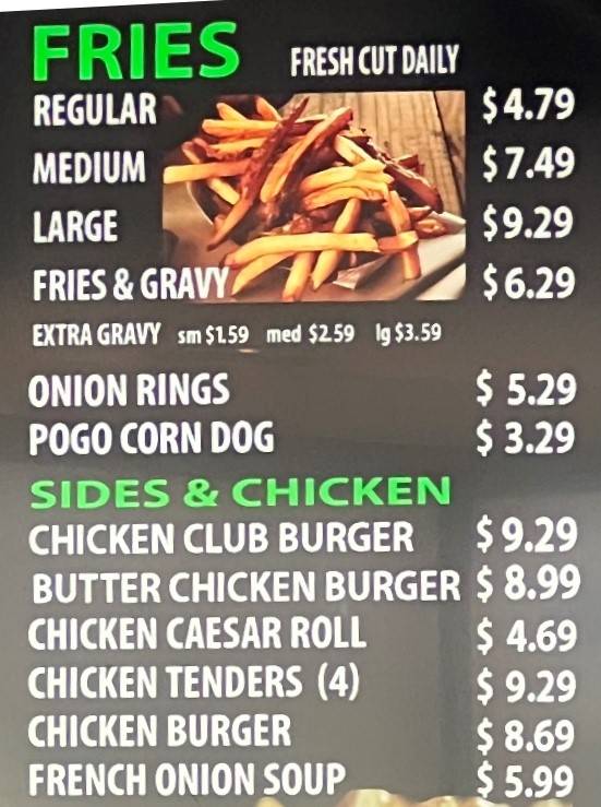 Menu at Big Bites Kingston restaurant, Kingston