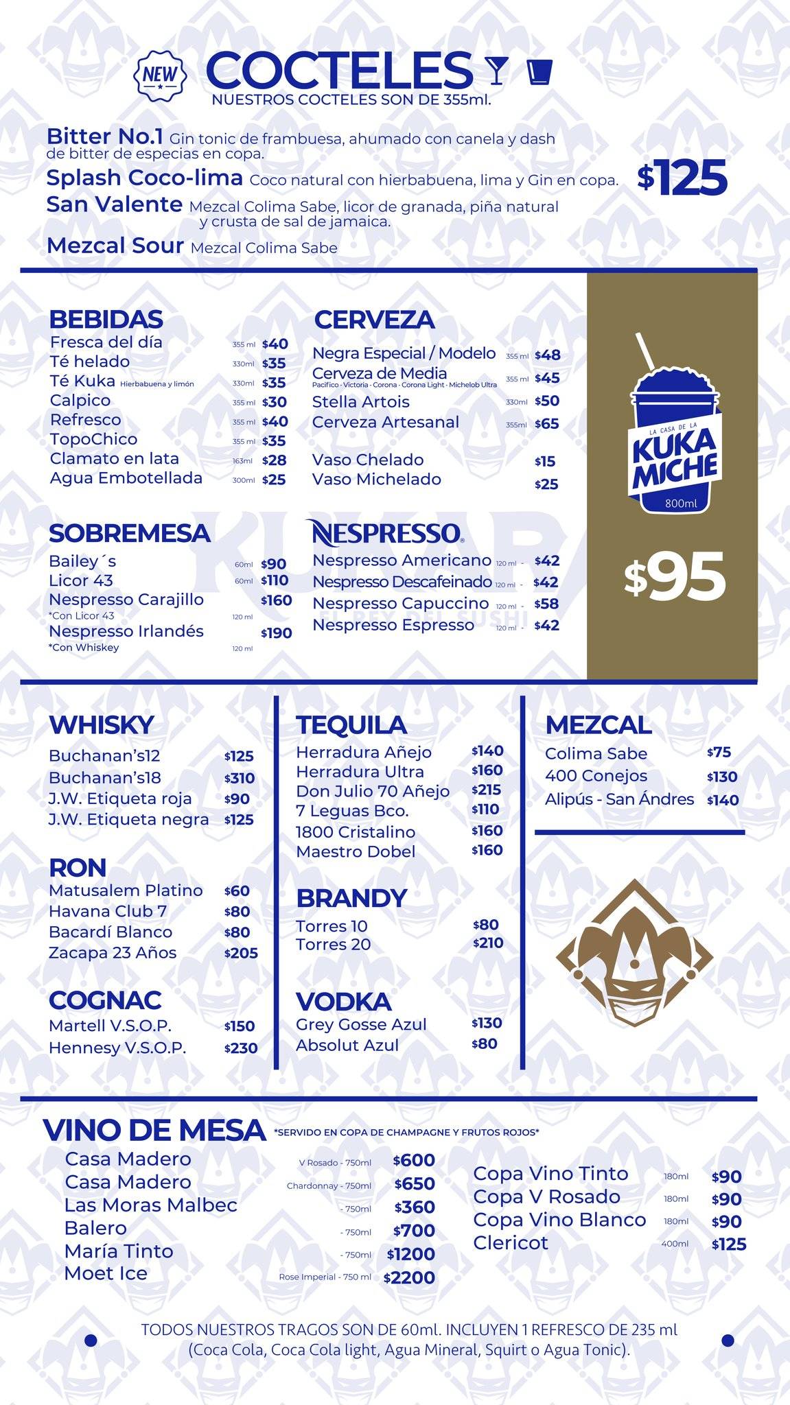 Carta del restaurante Kukara Sushi Colima, Colima