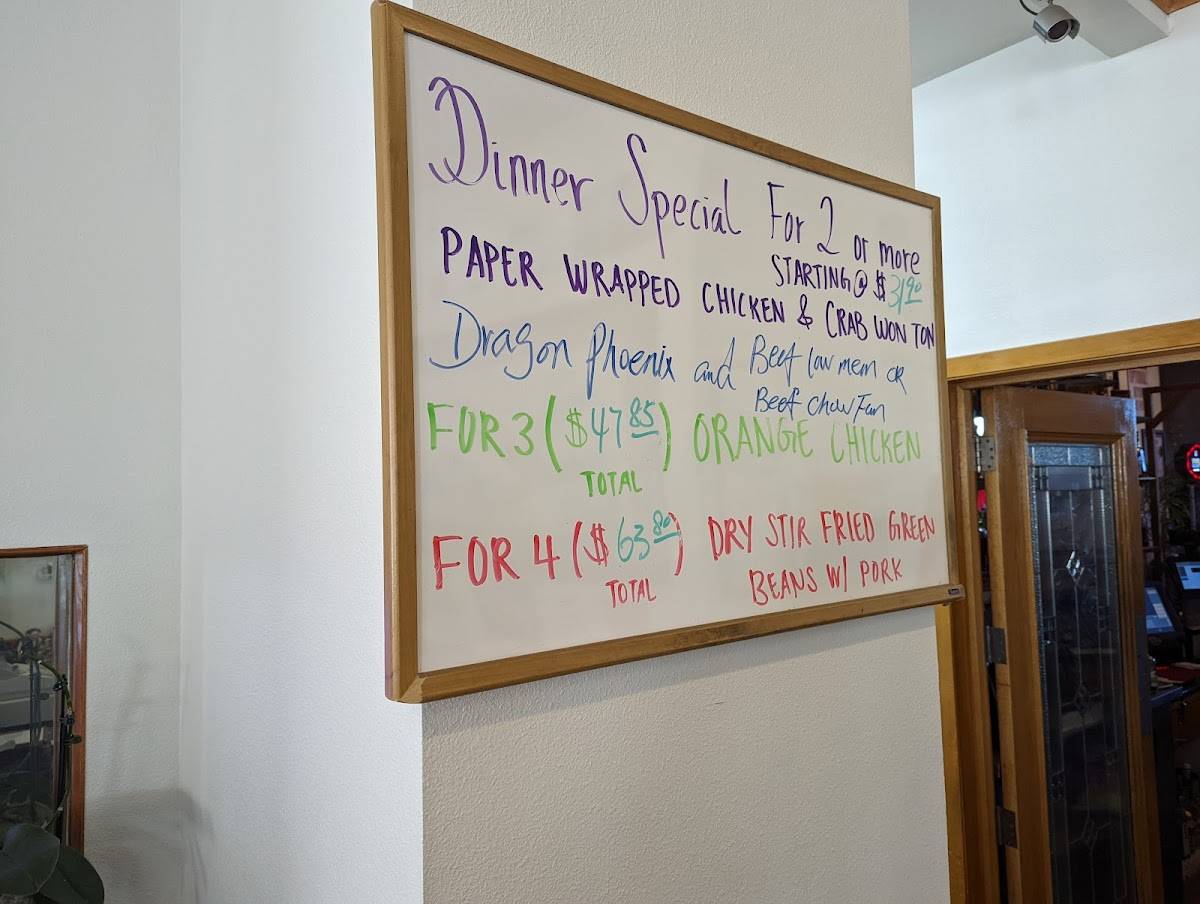 Menu at Lee's Wok restaurant, Newport, 306 N Coast Hwy