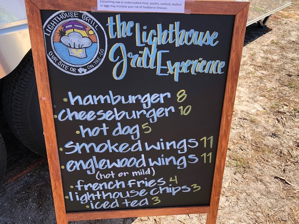 Menu at Lighthouse Grill and Tiki Bar, Englewood