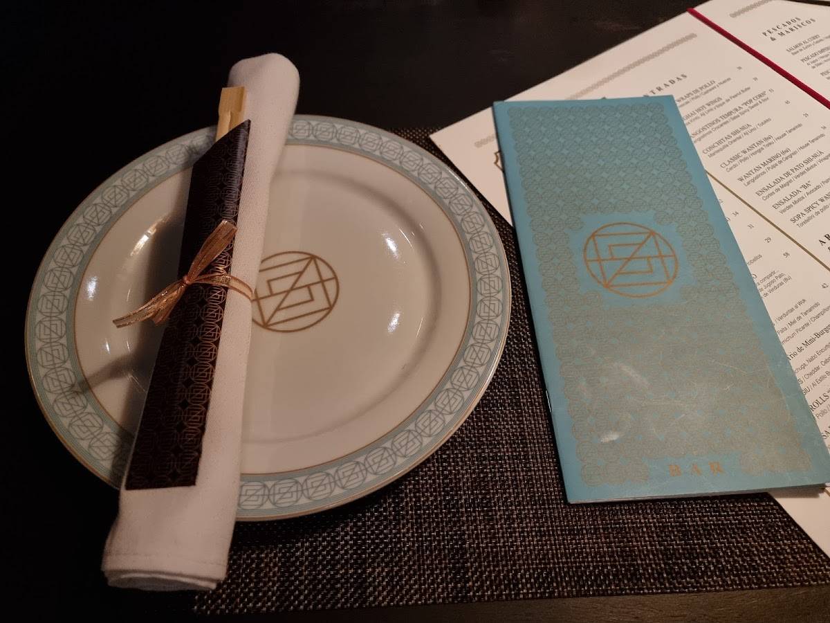 Carta del restaurante Shi-Nua, Lima