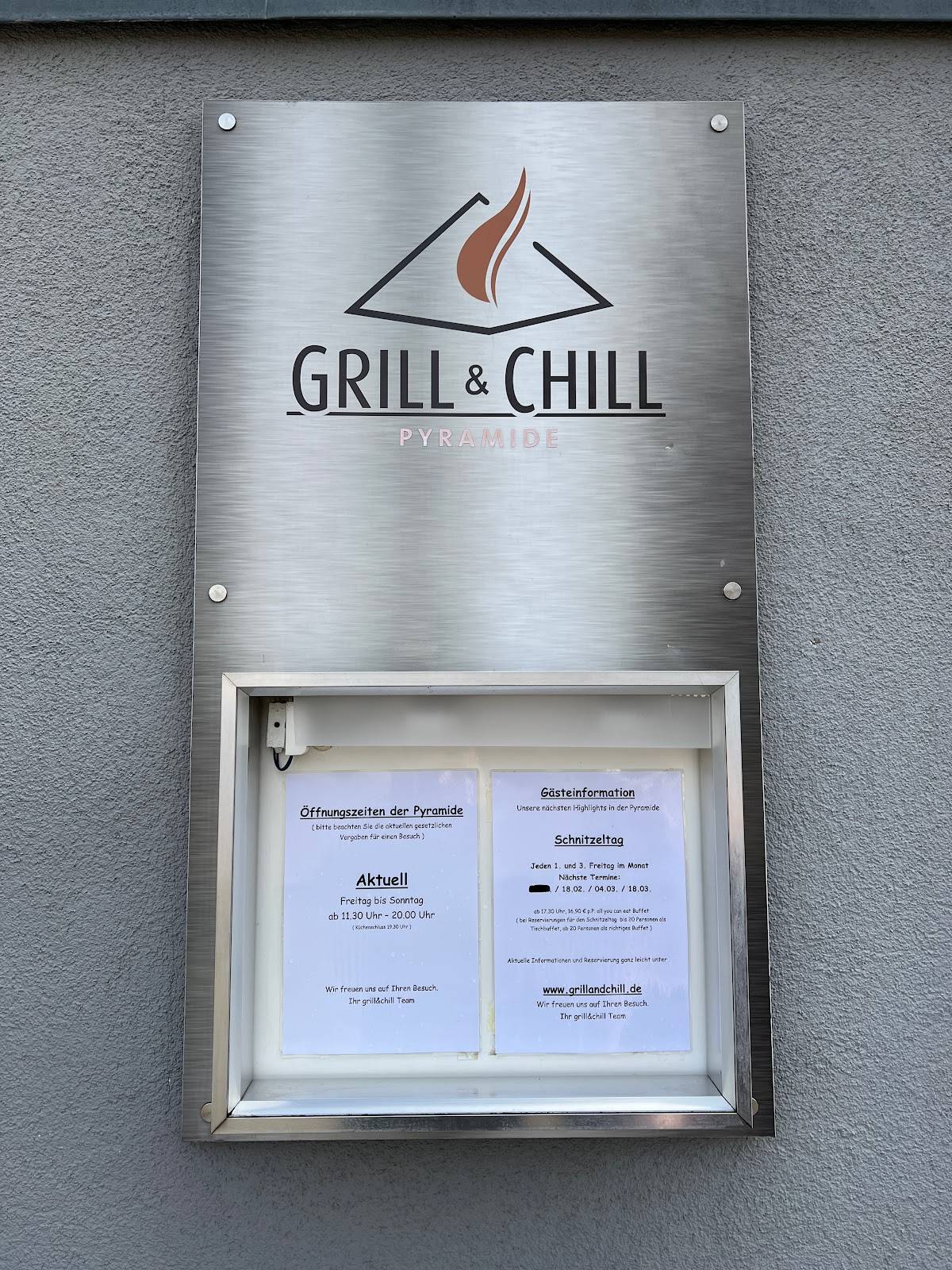 Speisekarte von grill&chill Pyramide restaurant, Lohsa
