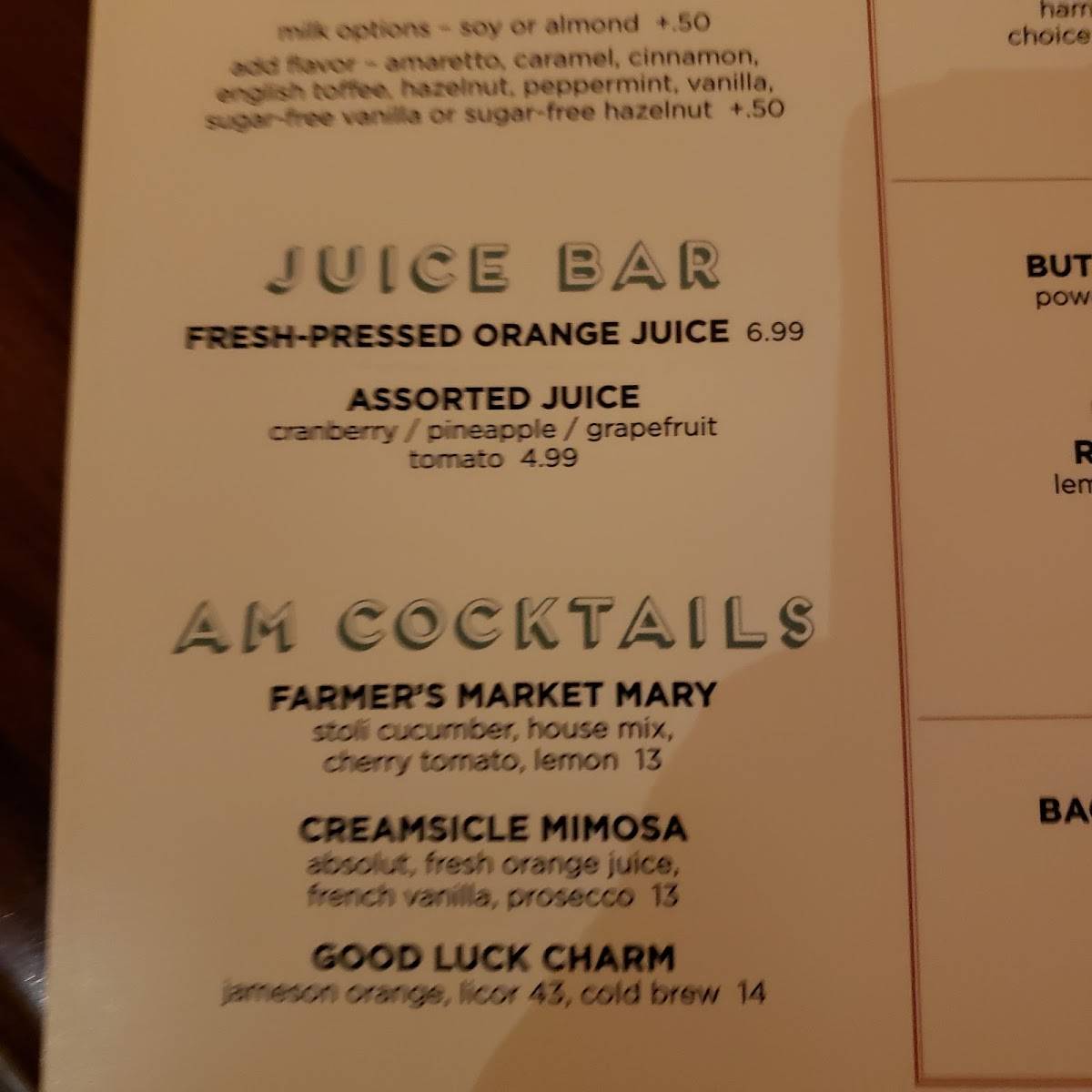 Menu at Lucky Penny at Green Valley Ranch cafe, Henderson