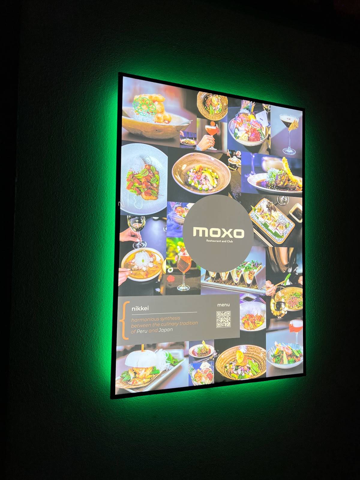 Menu at MOXO Restaurant & Club, Warsaw