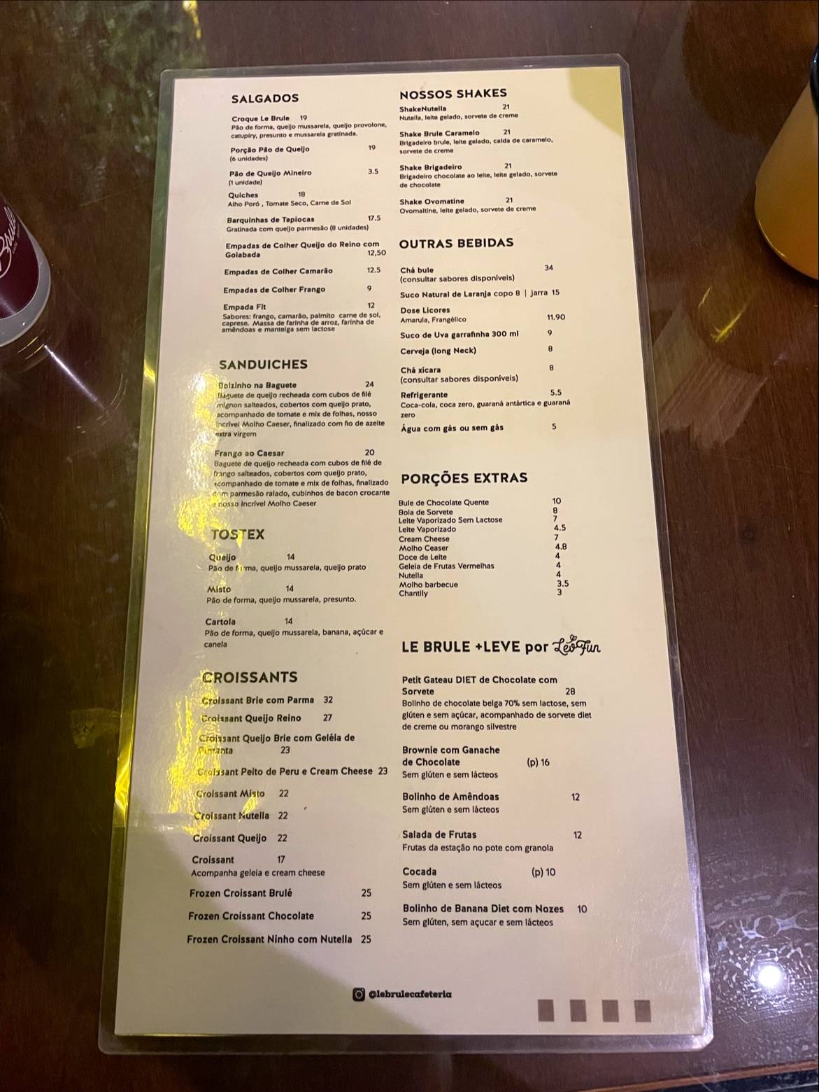 Menu em Le Brulé Café & Doceira, Maceió, Rua General João Saleiro Pitão