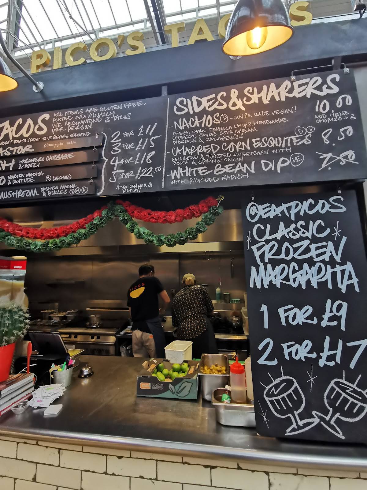 Menu at Mackie Mayor pub & bar, Manchester