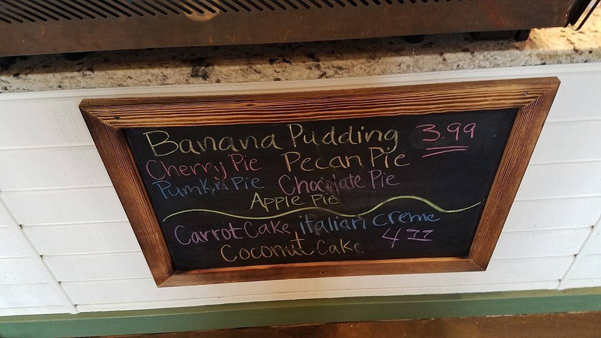 Menu at Magnolia Cafe, Durant