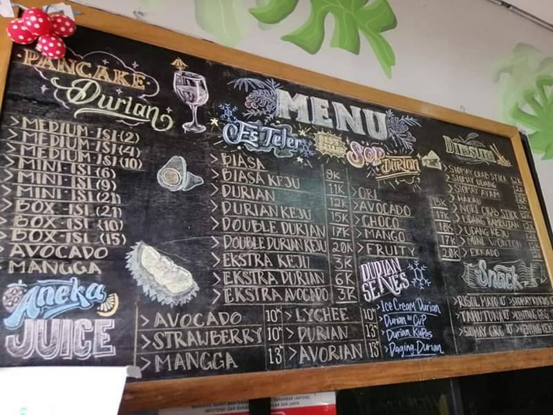 Carta del postres The BUN House, Malang