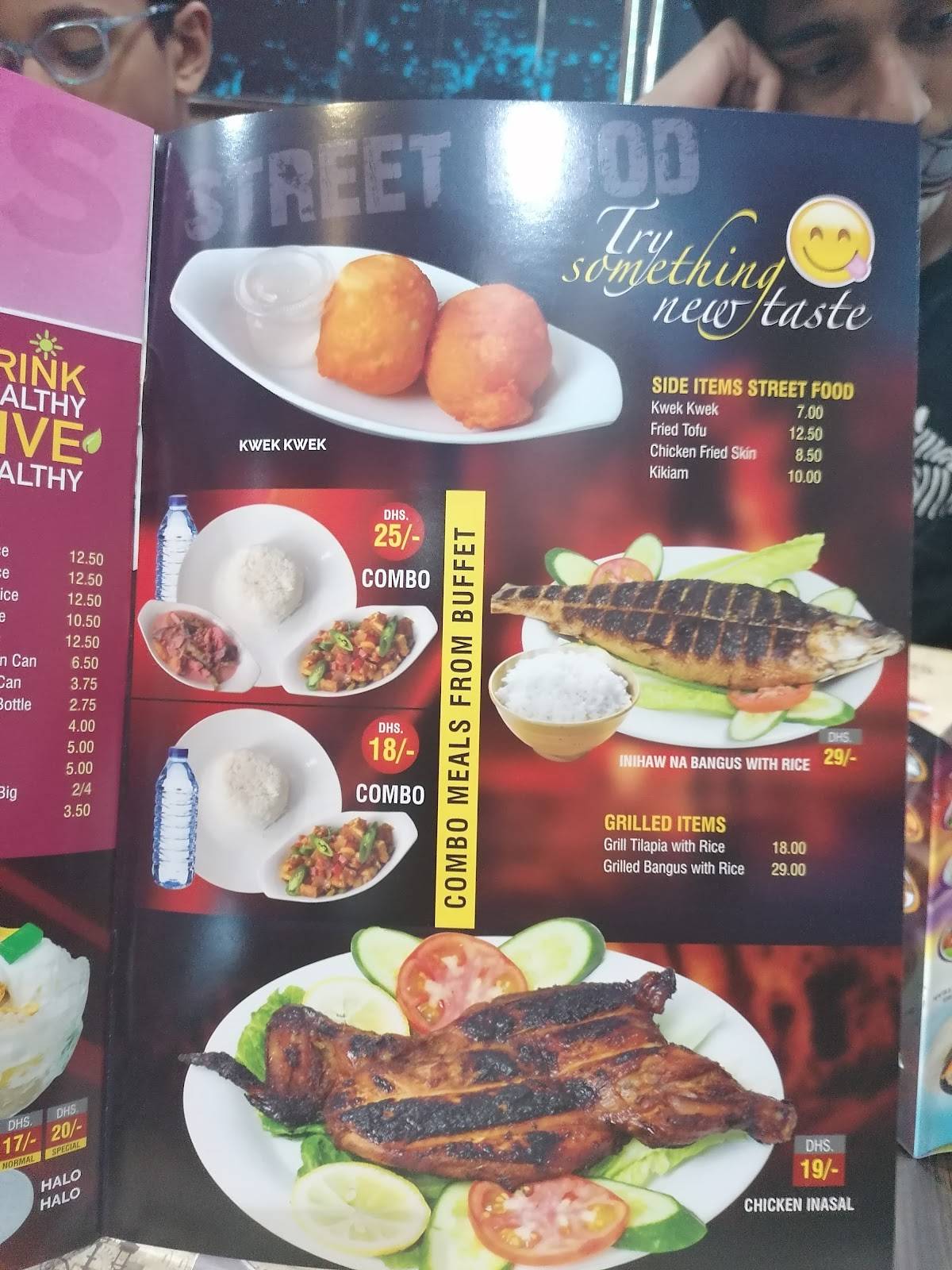 Menu at Manila Pinoy Restaurant And Bakery, Abu Dhabi, E18-02
