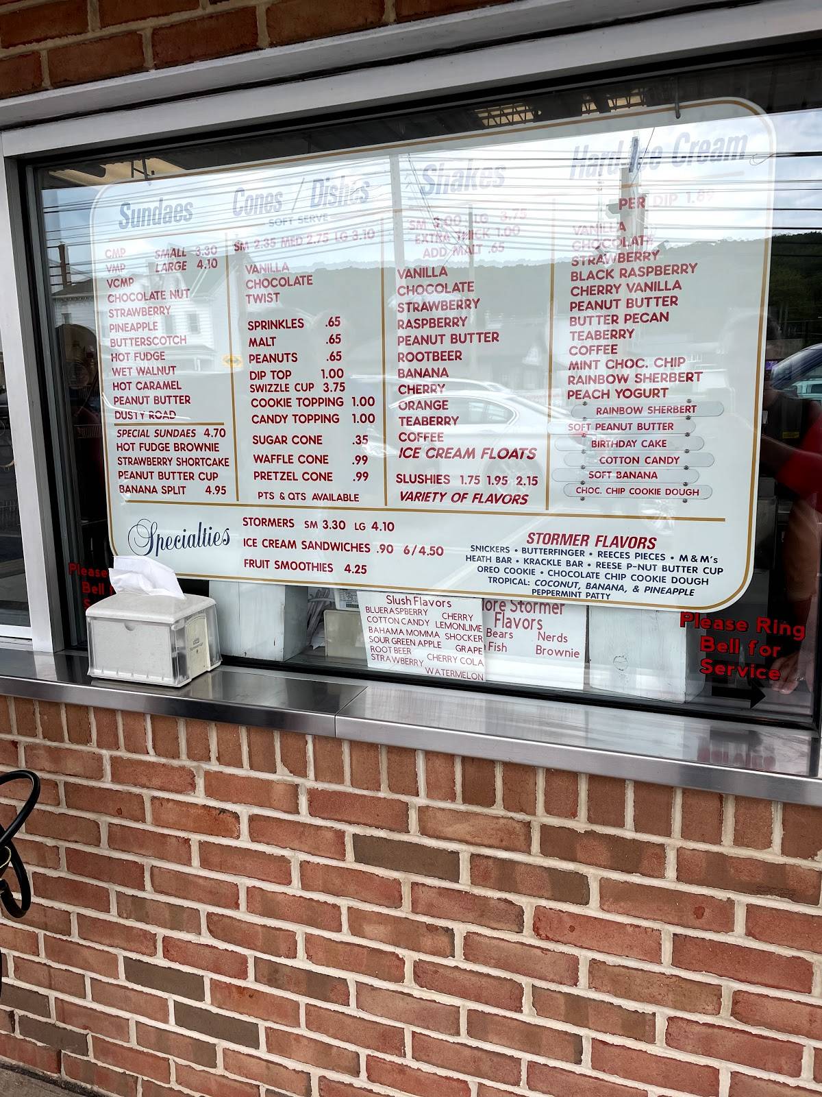 Menu at Mays Drive-In Restaurant, Ashland