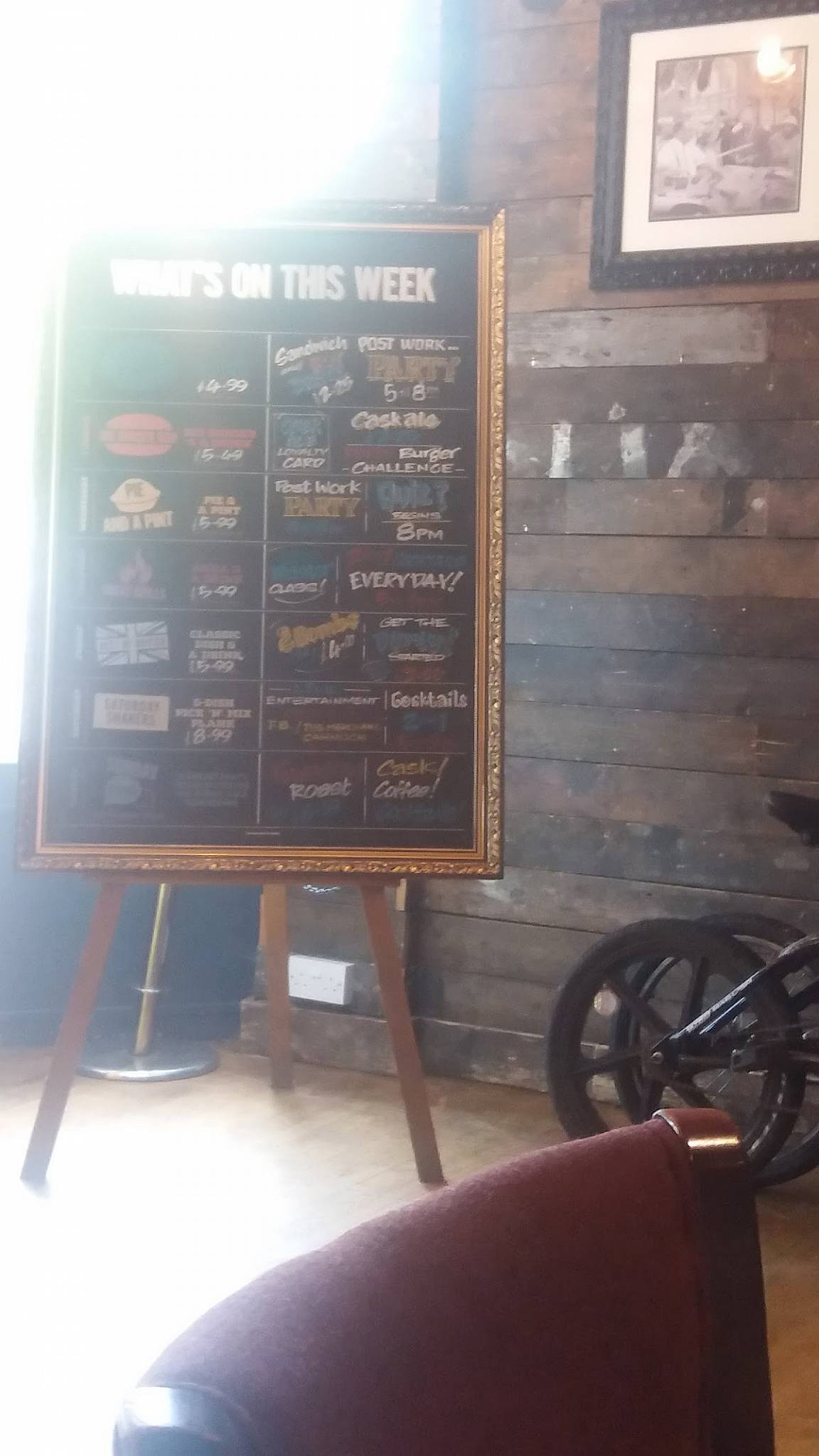 Menu at Merchant Cannock pub & bar, Cannock
