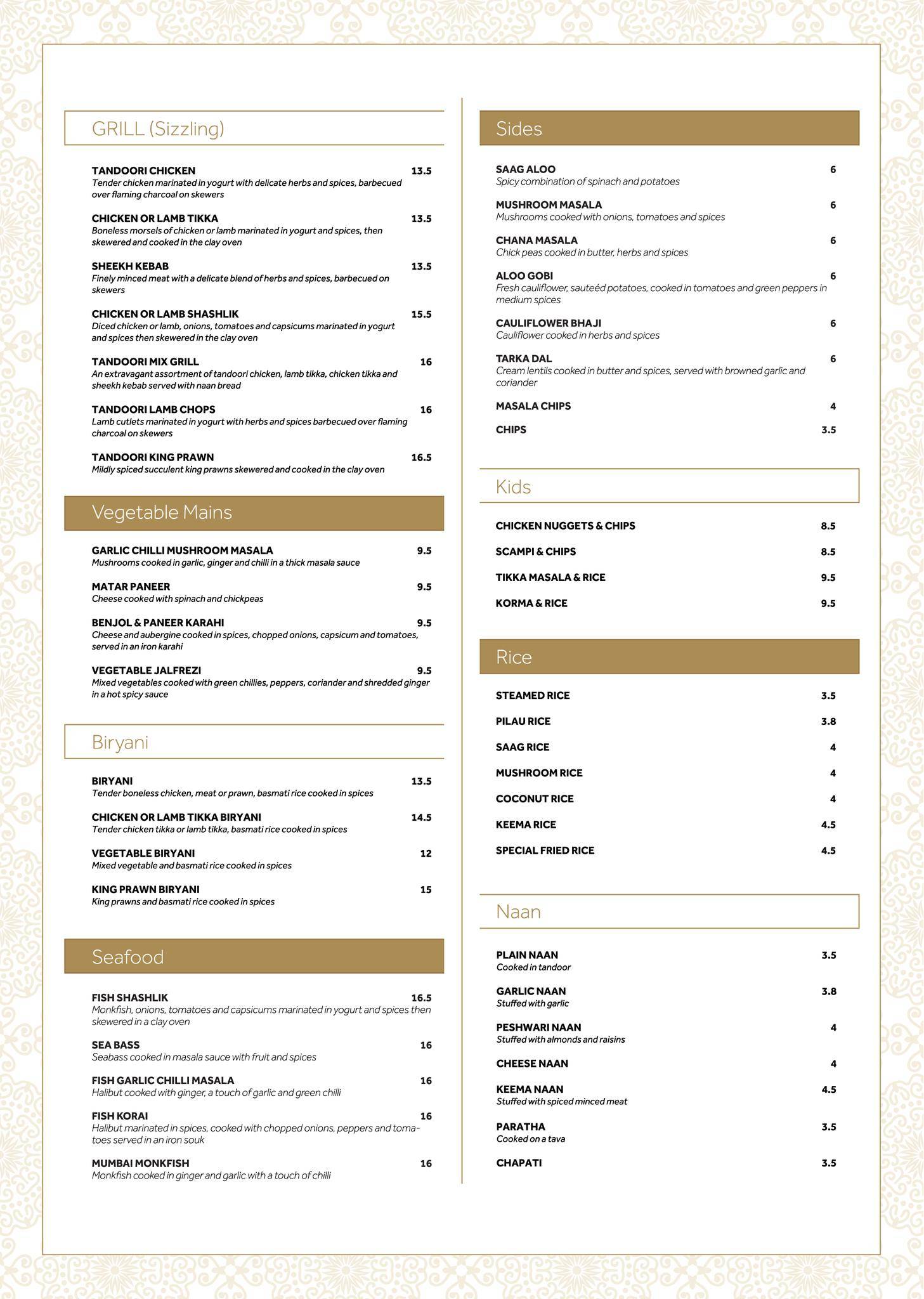 Menu at Mumbai Indian Kitchen restaurant, Mayals, Mill Ln