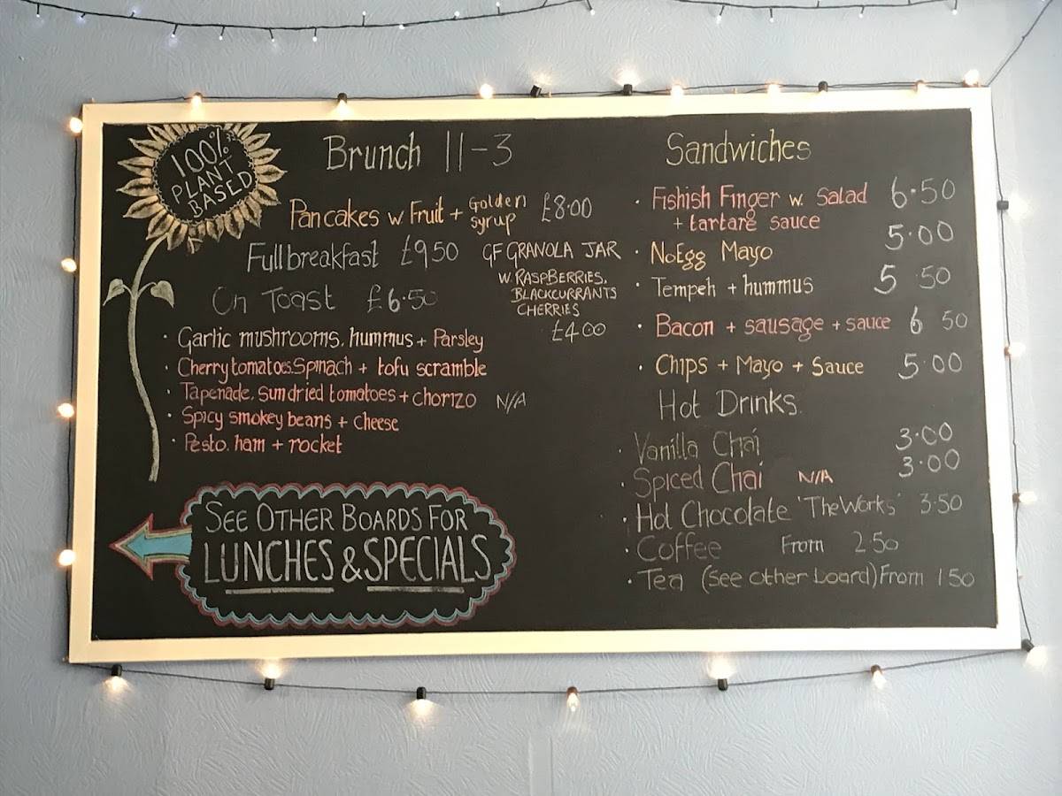 Menu at No 18 Cafe Swansea, Swansea