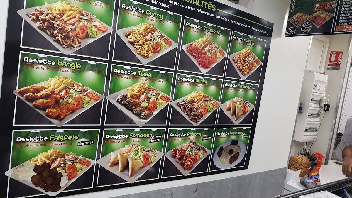 Menu at Nan kebab fast food, Toulouse