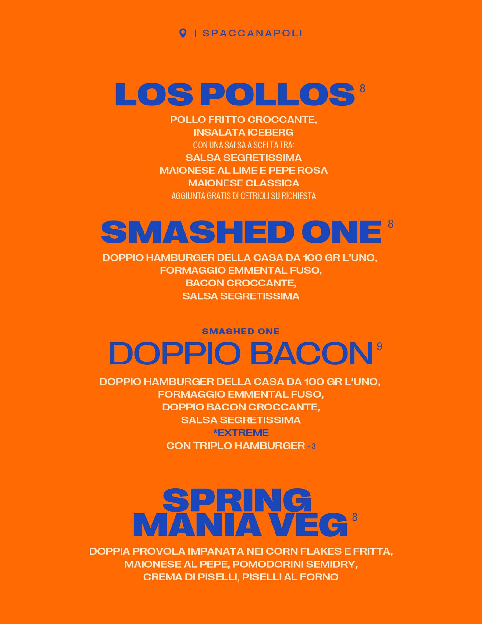 Menu da PUOK (Vomero) ristorante, Napoli