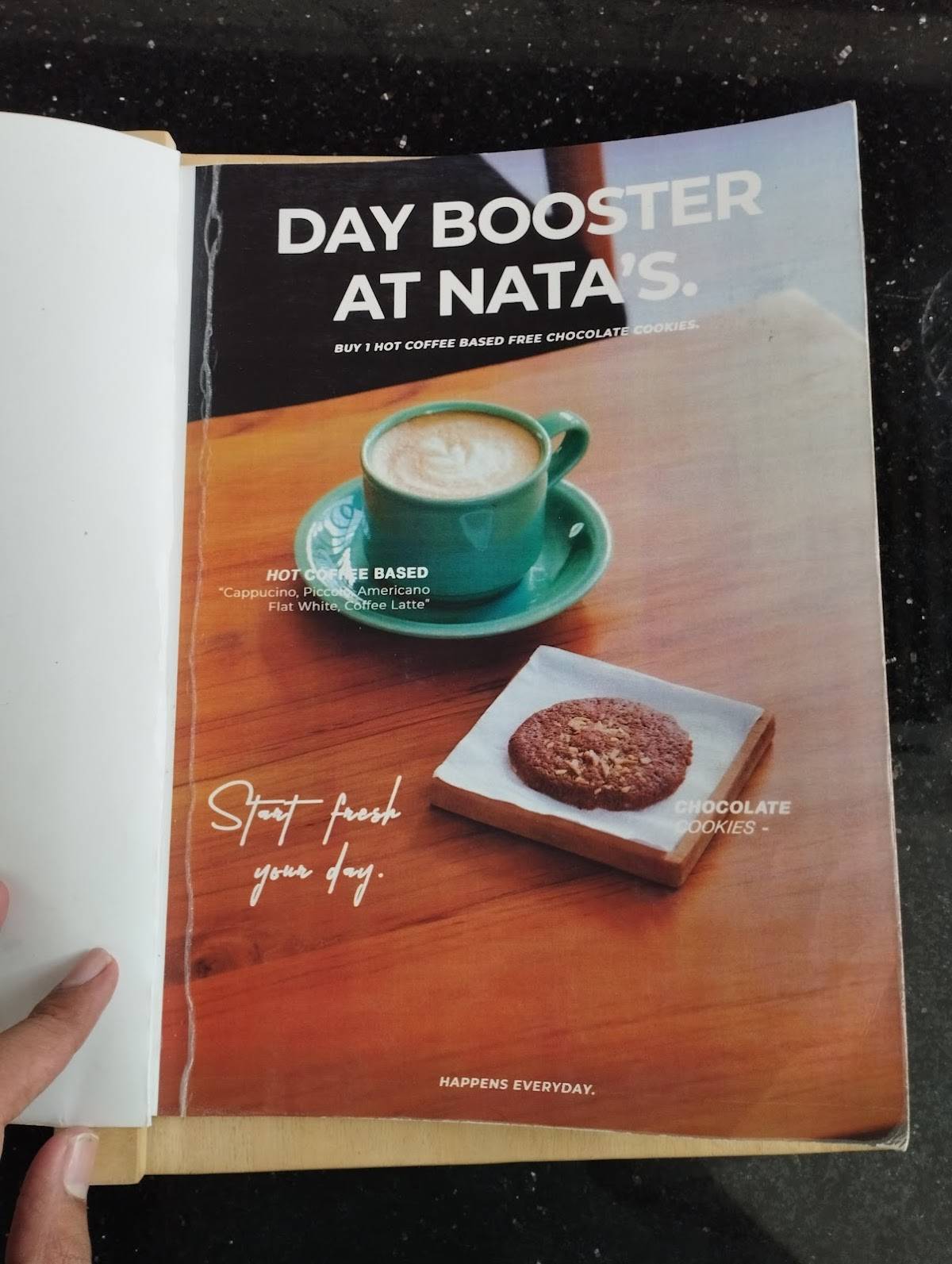 Menu at Nata Coffee and Eatery restaurant, Blitar