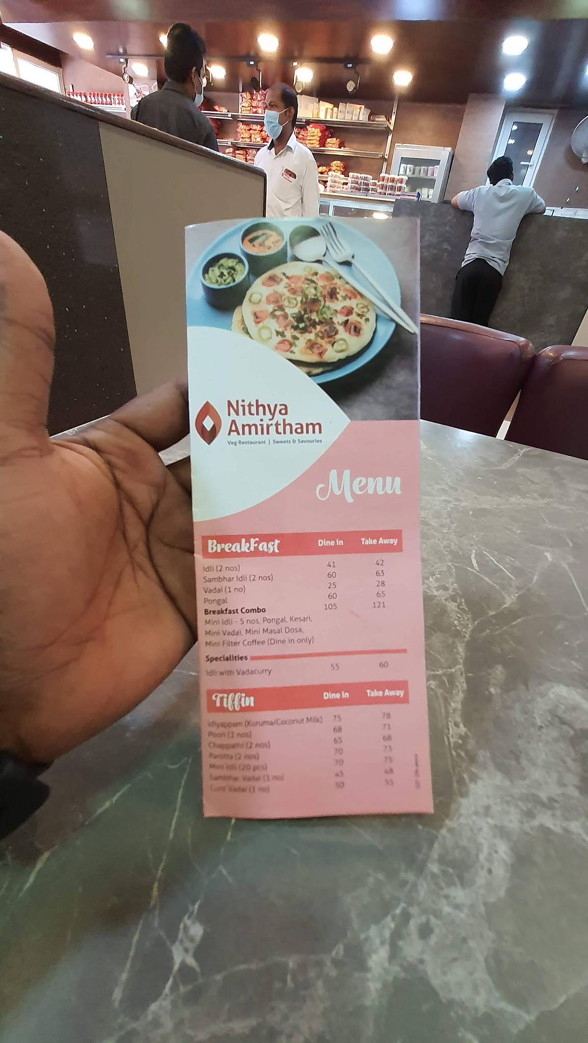 Menu at Nithya Amirtham - Mylapore, Chennai, 39