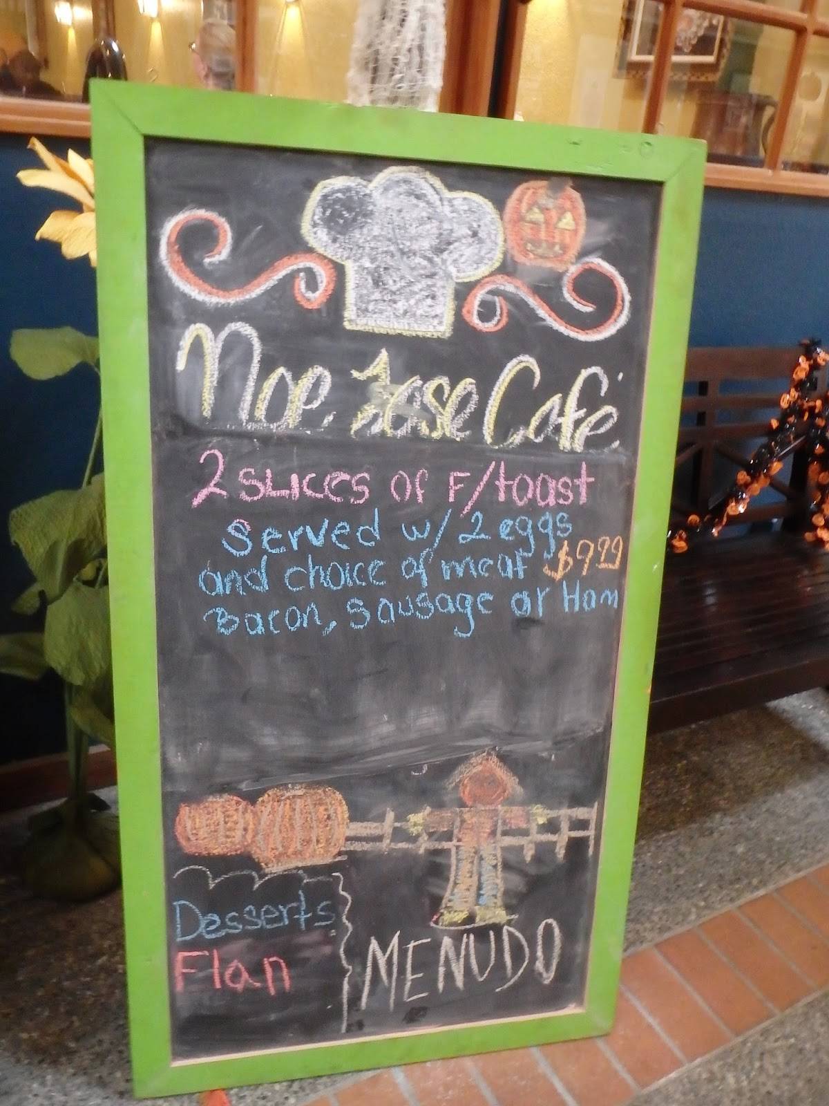 Menu at Noe Jose Cafe Family Restaurant, Oak Harbor
